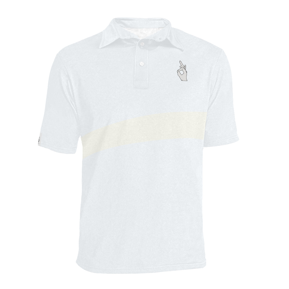 DTI Double White Men's Polo – Descendants of the Island